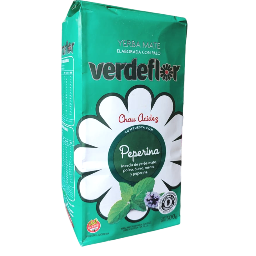 Yerba mate verdeflor peperina x 500 gr - Goodiet